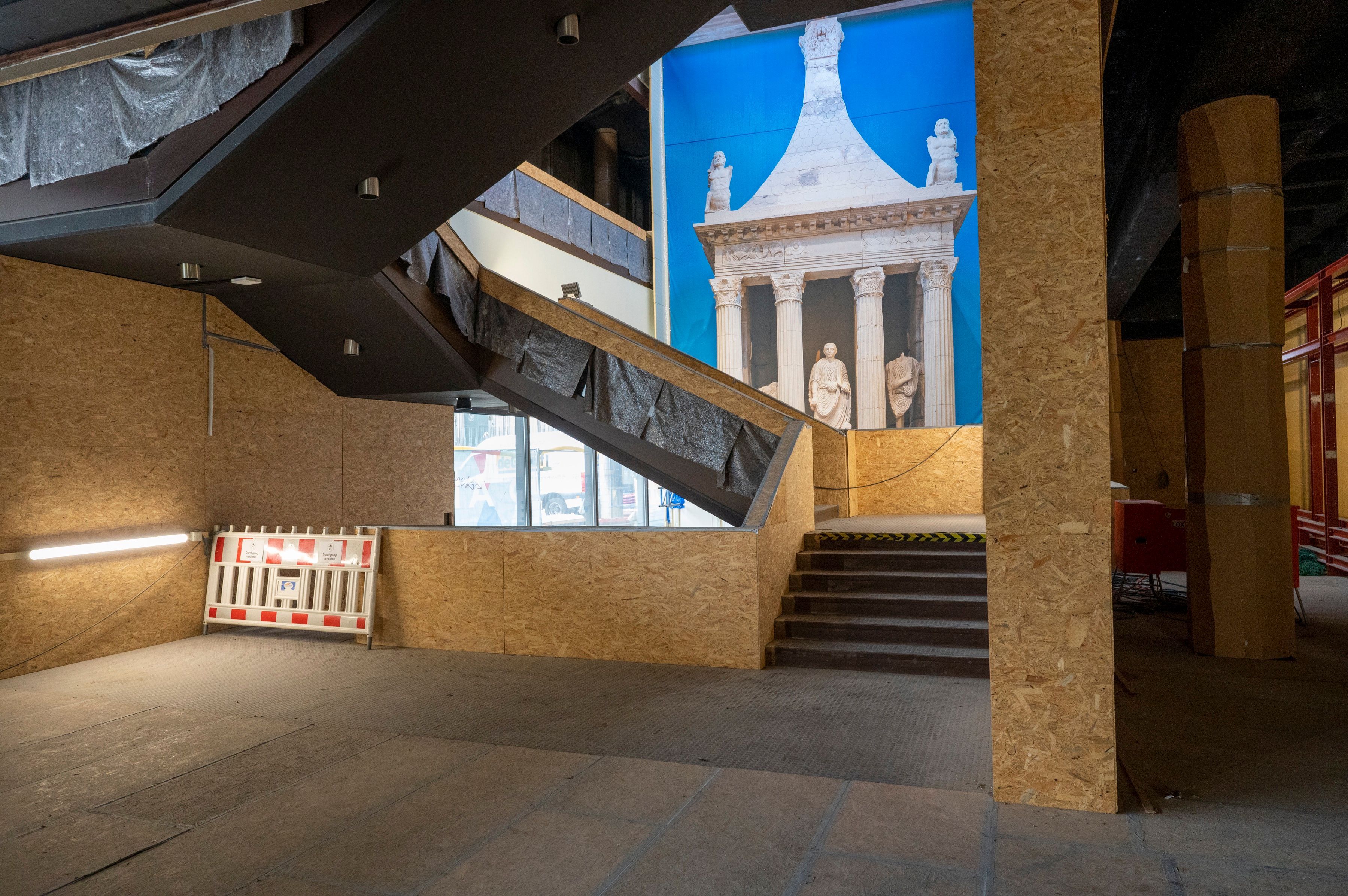 Köln: So sieht es auf der Baustelle des Römisch-Germanischen Museums ...