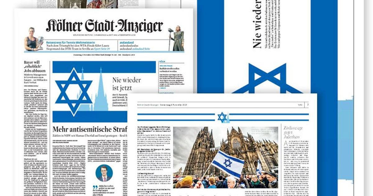 KStA-Sonderausgabe: Nie wieder ist jetzt! | Kölner Stadt-Anzeiger