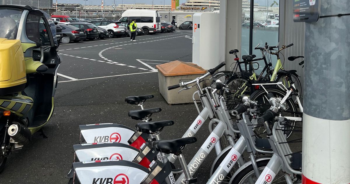 Flughafen Köln/Bonn: KVB eröffnet zwei Fahrrad-Ausleihstationen ...