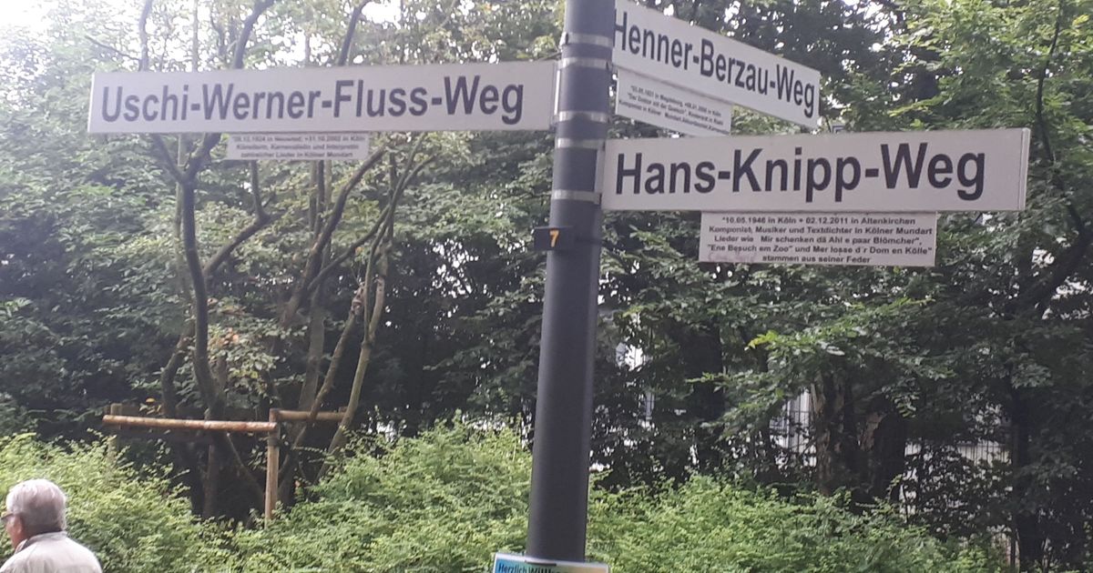 Nippes: Drei Legenden des kölschen Liedguts in Kölner Park verewigt ...