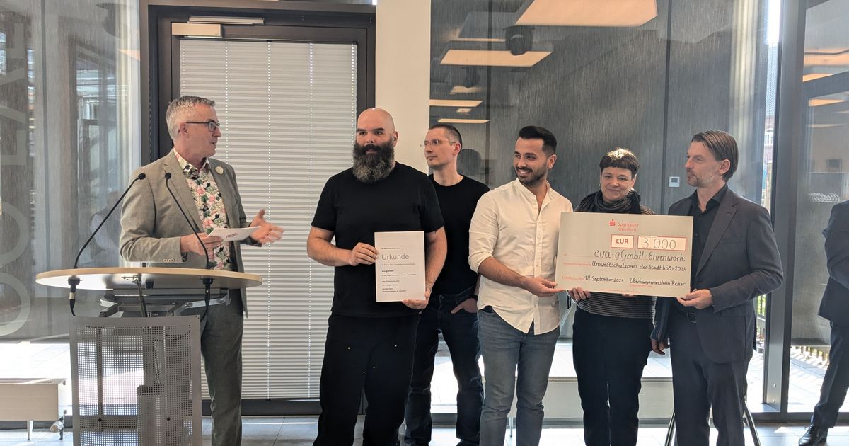 Umweltschutzpreis Köln: Bürgermeister Wolter kürt die Gewinner des ...