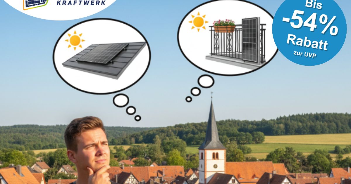 Balkonkraftwerk-Check in 60 Sekunden Welche Solar-Anlage passt wirklich ...