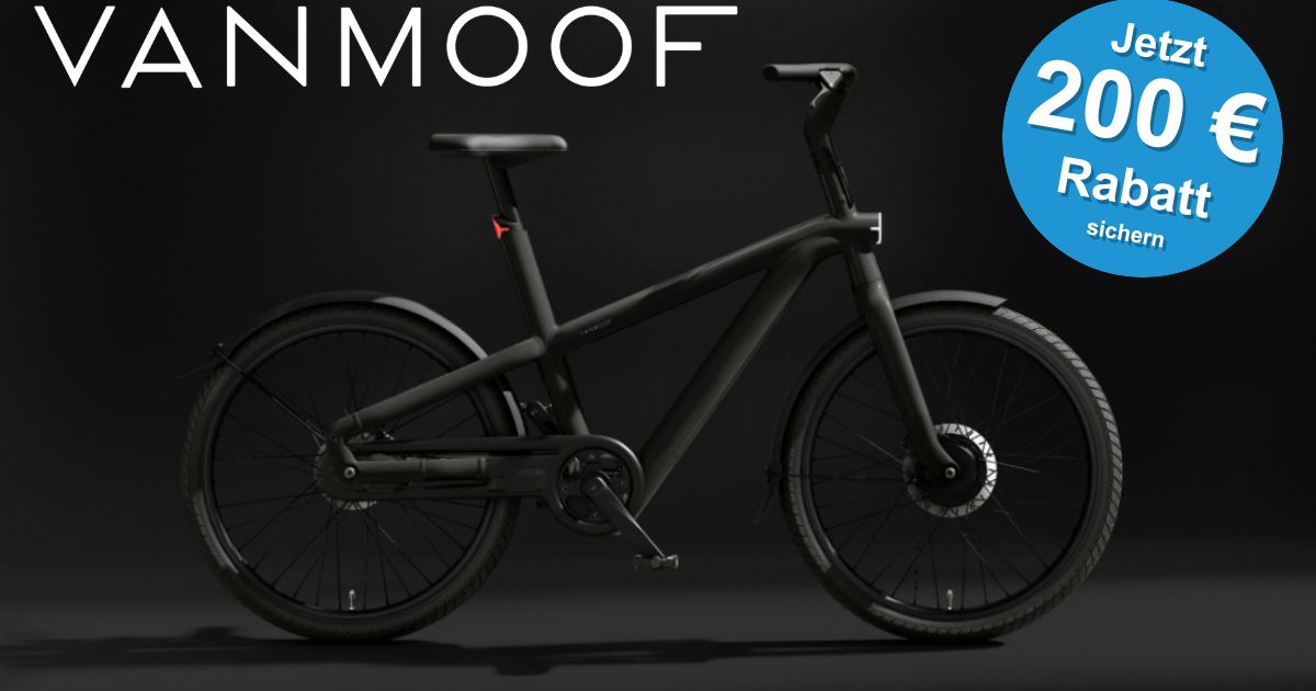 VanMoof A5 E-Bike: Design-Rad für die Stadt mit 200 Euro Rabatt ...
