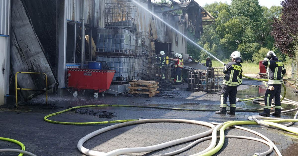 Hagebau Overath Brennt