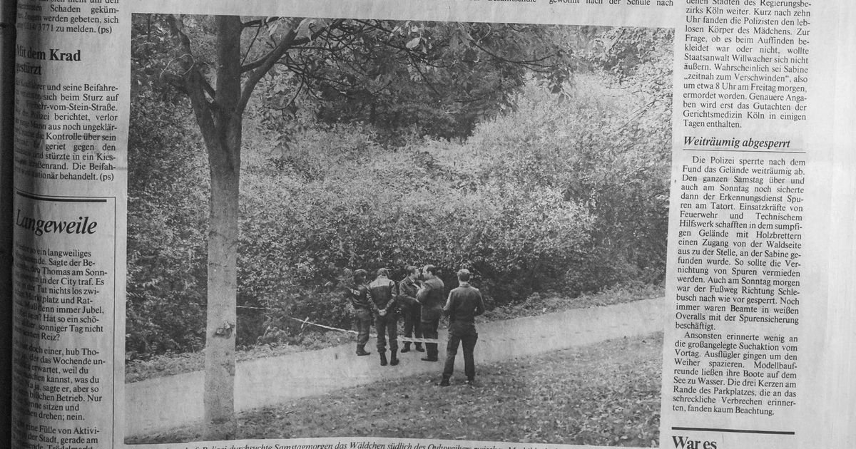 Mord in Leverkusen: Vor 25 Jahren wurde die 14-jährige Sabine getötet ...